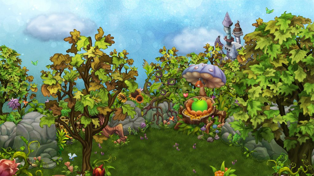 My Singing Monsters Video Call Backgrounds - Big Blue Bubble